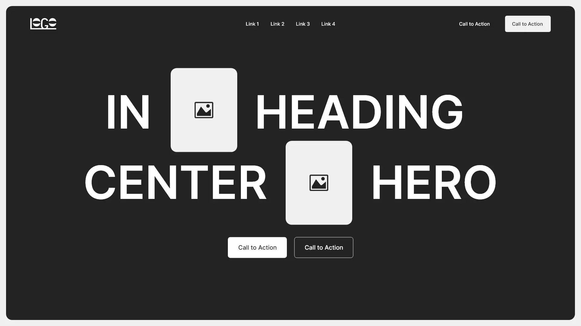 Images as Part of Center Aligned Content