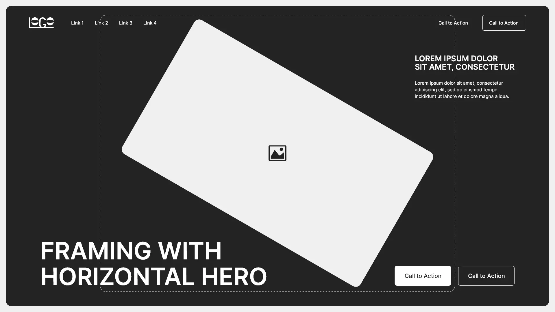 Horizontal Hero, Image Framing