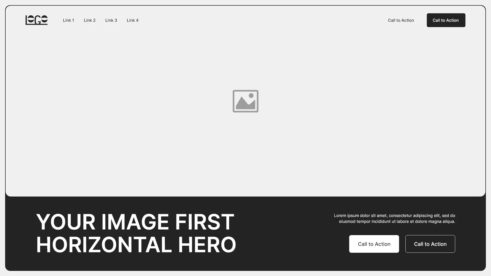 Horizontal Hero, Image First