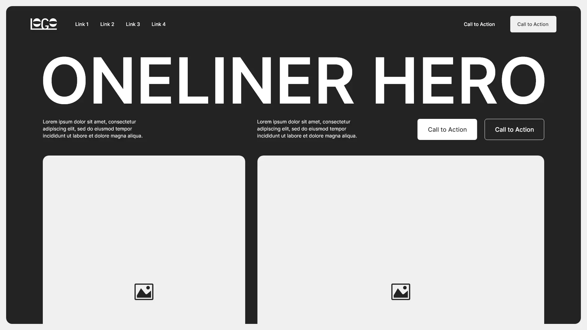 Horizontally Aligned Content with One-Lined Heading