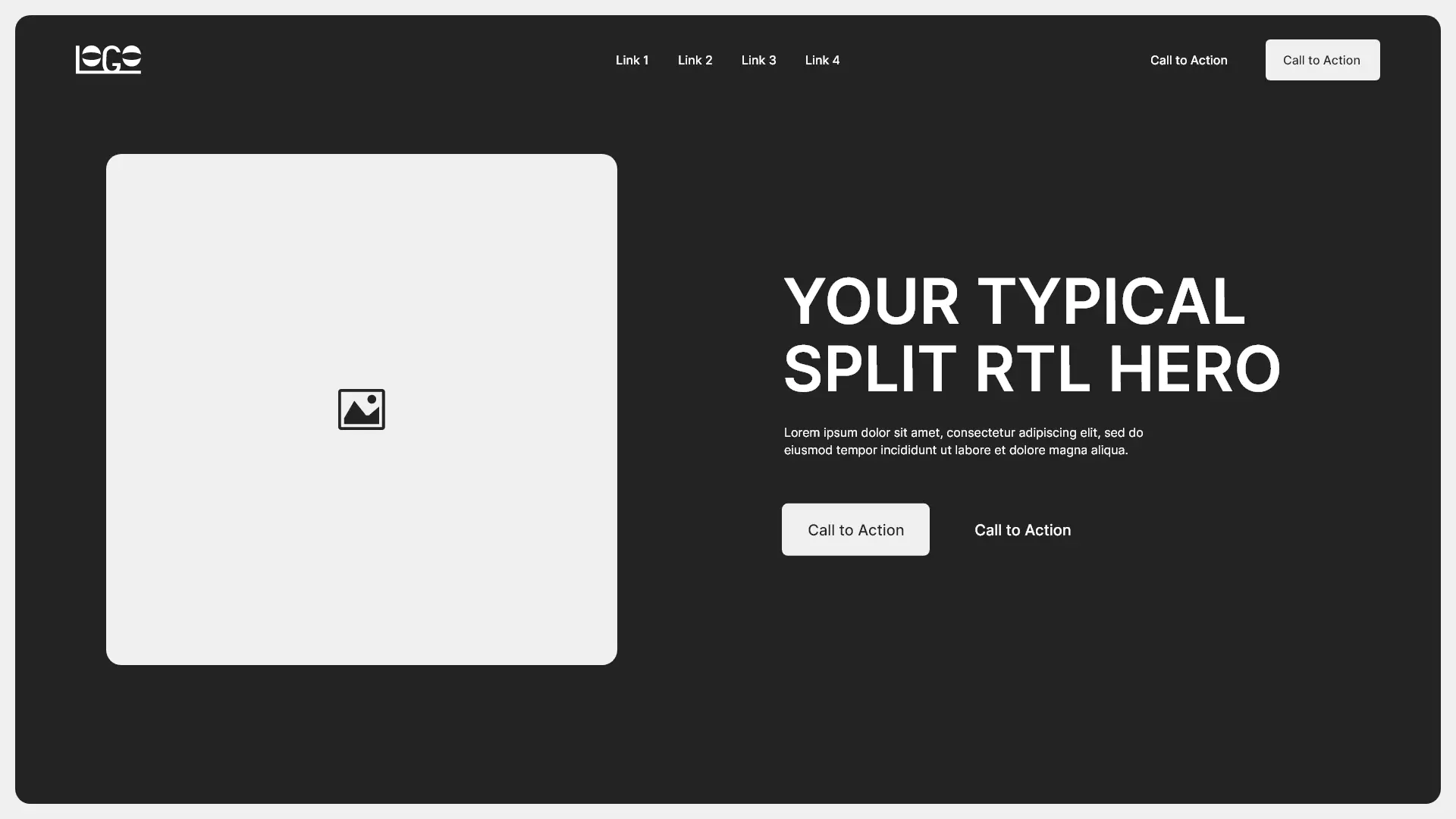 Split Screen, Image and Content